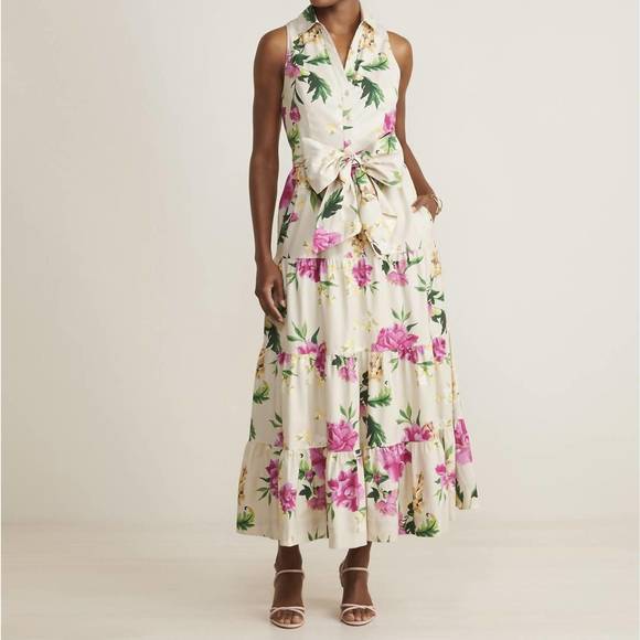 Vineyard Vines | Dresses | New Vineyard Vines Tiered Maxi Dress In ...